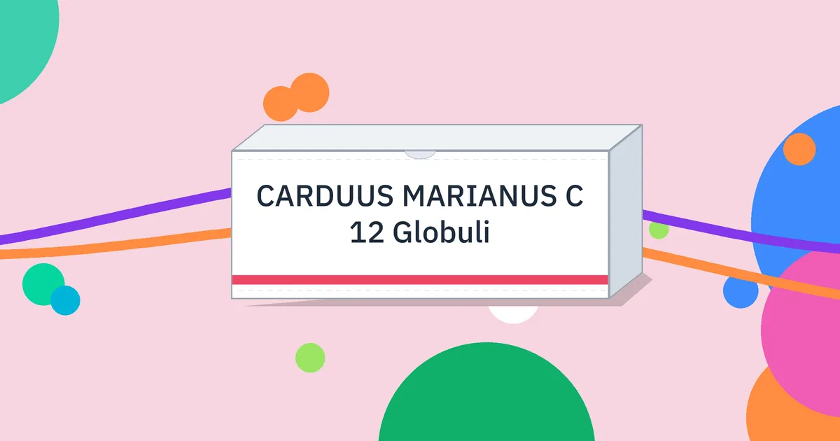Symbolbild: Packung mit der Aufschrift CARDUUS MARIANUS C 12 Globuli (PZN 19716215) – Verfügbarkeit und Bezug in Apotheken in Frankfurt am Main