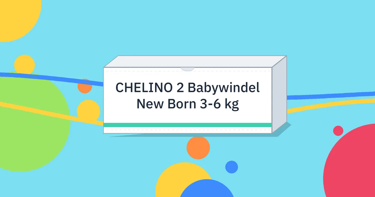 Symbolbild: Packung mit der Aufschrift CHELINO 2 Babywindel New Born 3-6 kg (PZN 11132957) – Verfügbarkeit und Bezug in Apotheken in Frankfurt am Main