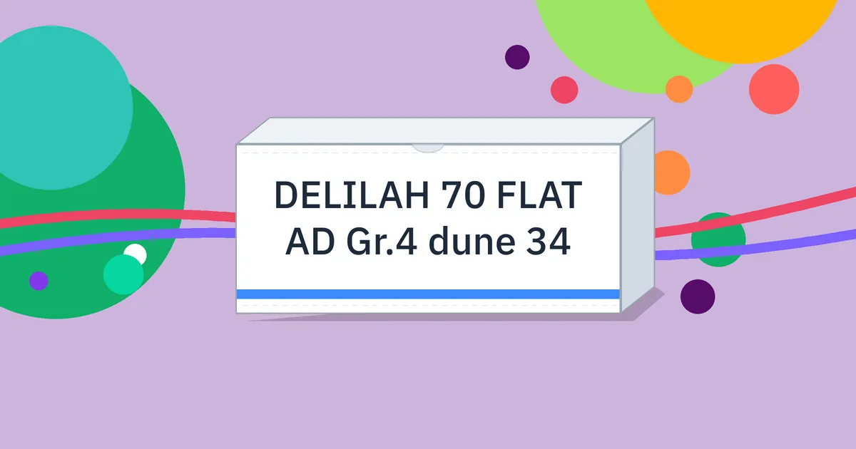 Symbolbild: Packung mit der Aufschrift DELILAH 70 FLAT AD Gr.4 dune 34 (PZN 13847666) – Verfügbarkeit und Bezug in Apotheken in Frankfurt am Main