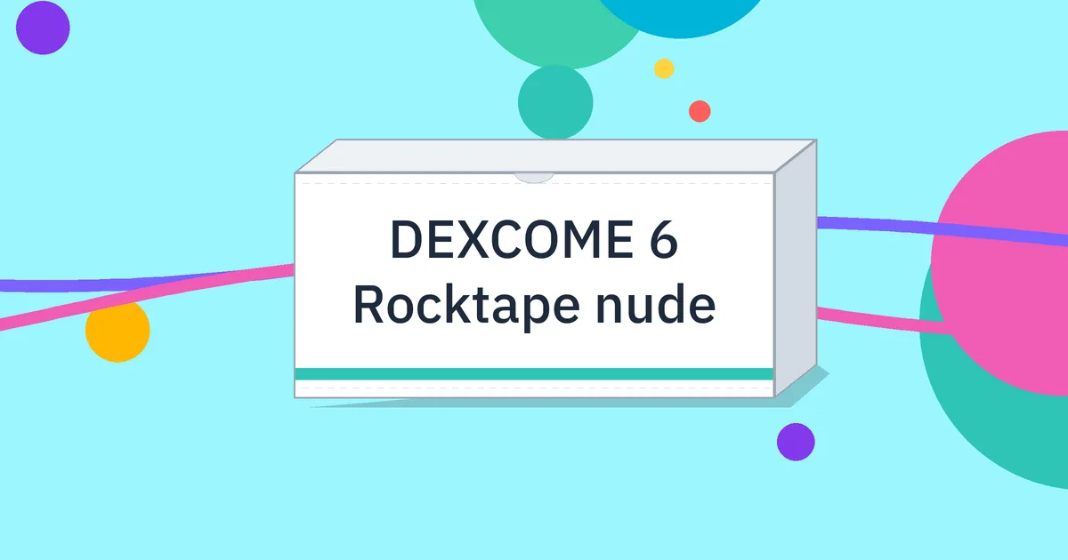 Symbolbild: Packung mit der Aufschrift DEXCOME 6 Rocktape nude (PZN 18019767) – Verfügbarkeit und Bezug in Apotheken in Frankfurt am Main