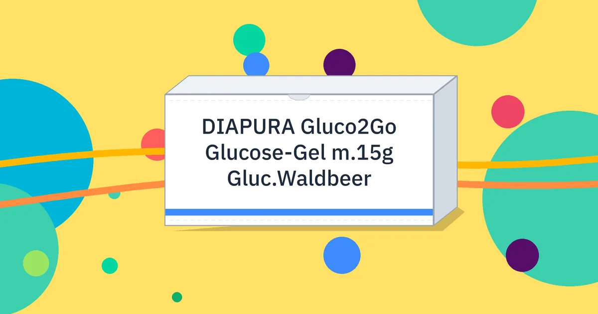 Symbolbild: Packung mit der Aufschrift DIAPURA Gluco2Go Glucose-Gel m.15g Gluc.Waldbeer (PZN 20193544) – Verfügbarkeit und Bezug in Apotheken in Frankfurt am Main