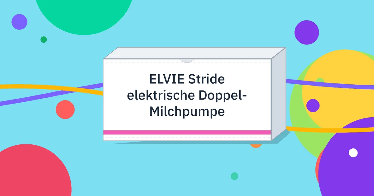 Symbolbild: Packung mit der Aufschrift ELVIE Stride elektrische Doppel-Milchpumpe (PZN 18200774) – Verfügbarkeit und Bezug in Apotheken in Frankfurt am Main