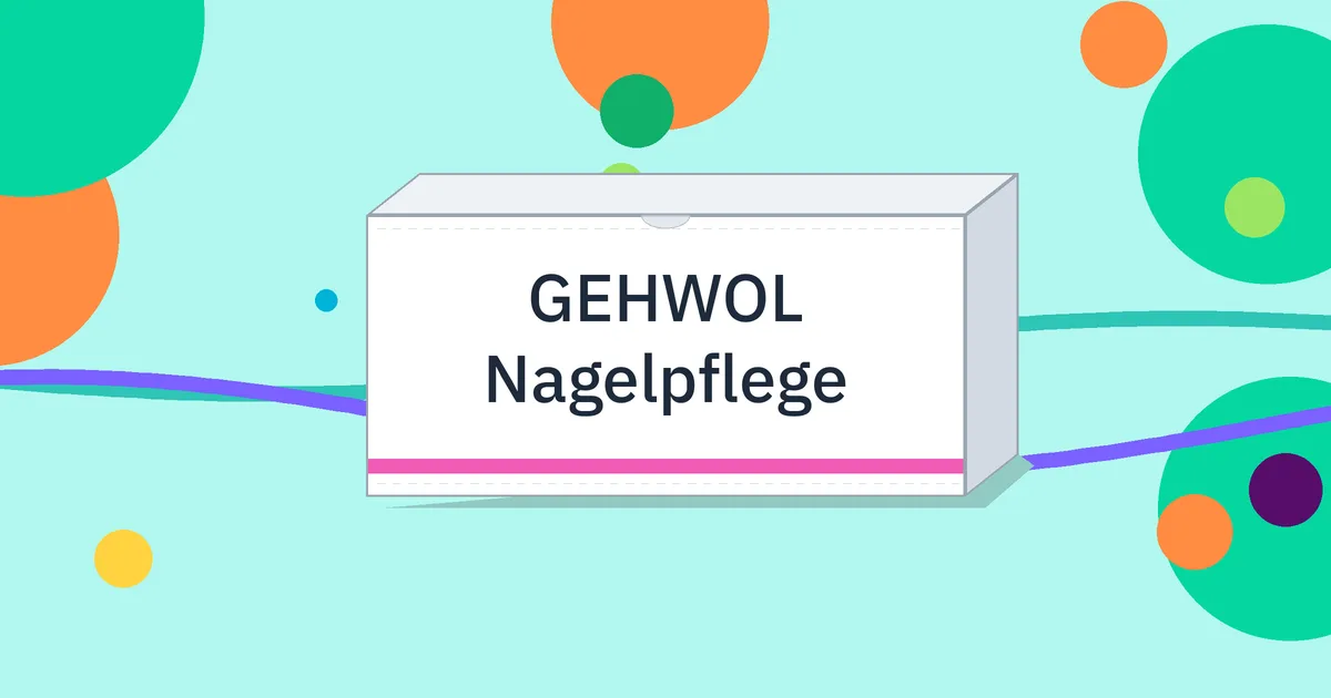 Symbolbild: Packung mit der Aufschrift GEHWOL Nagelpflege (PZN 05374159) – Verfügbarkeit und Bezug in Apotheken in Frankfurt am Main
