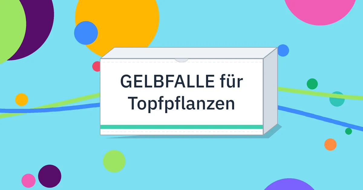 Symbolbild: Packung mit der Aufschrift GELBFALLE für Topfpflanzen (PZN 04374045) – Verfügbarkeit und Bezug in Apotheken in Frankfurt am Main