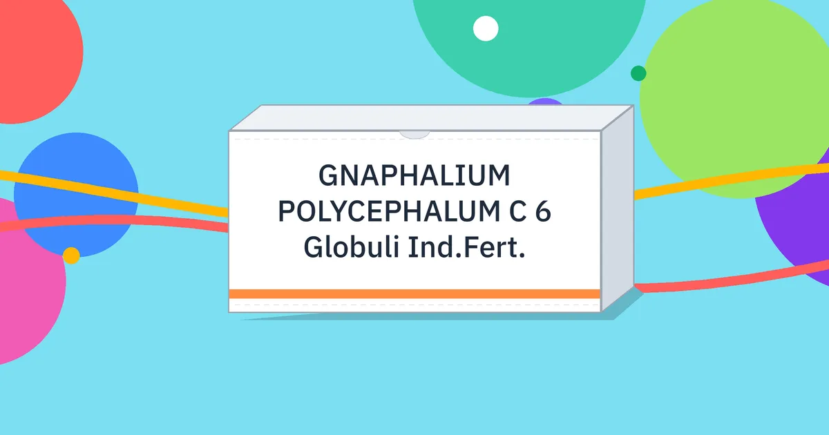 Symbolbild: Packung mit der Aufschrift GNAPHALIUM POLYCEPHALUM C 6 Globuli Ind.Fert. (PZN 17717883) – Verfügbarkeit und Bezug in Apotheken in Frankfurt am Main