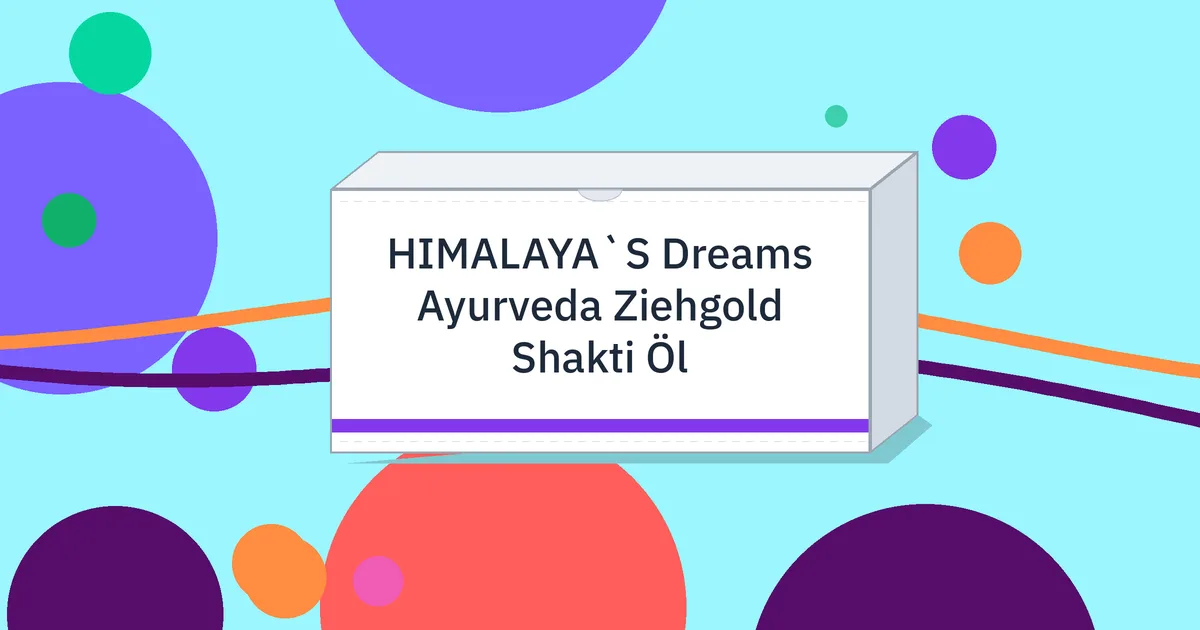 Symbolbild: Packung mit der Aufschrift HIMALAYA`S Dreams Ayurveda Ziehgold Shakti Öl (PZN 18314466) – Verfügbarkeit und Bezug in Apotheken in Frankfurt am Main