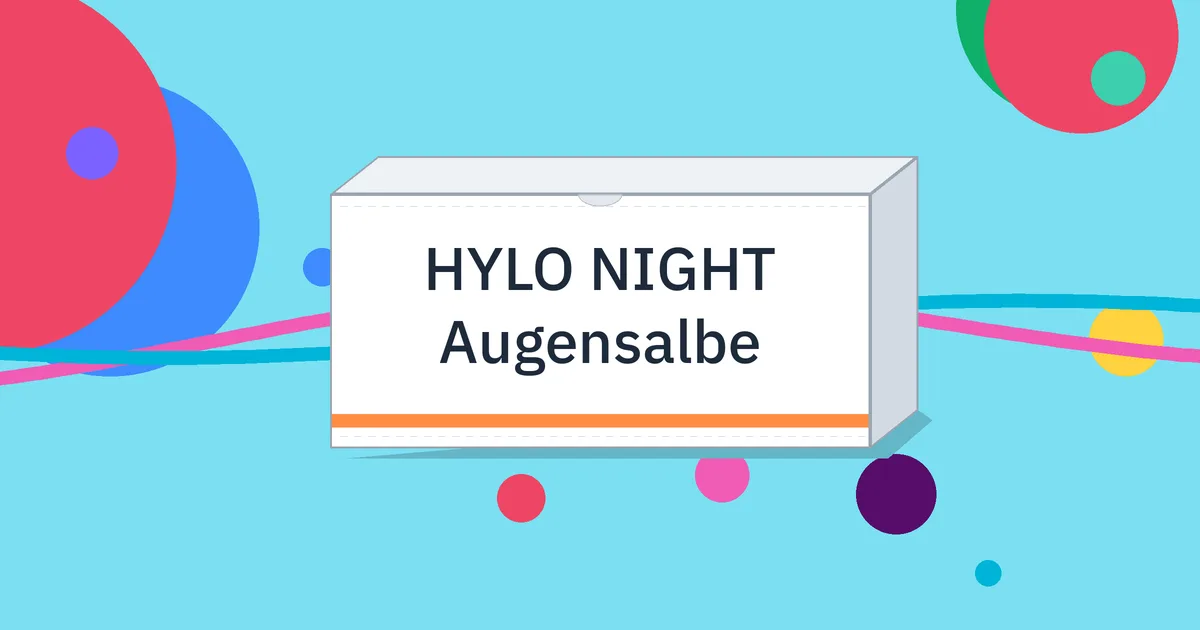 Symbolbild: Packung mit der Aufschrift HYLO NIGHT Augensalbe (PZN 16233255) – Verfügbarkeit und Bezug in Apotheken in Frankfurt am Main