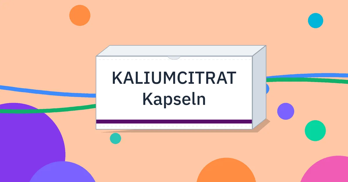 Symbolbild: Packung mit der Aufschrift KALIUMCITRAT Kapseln (PZN 13909887) – Verfügbarkeit und Bezug in Apotheken in Frankfurt am Main