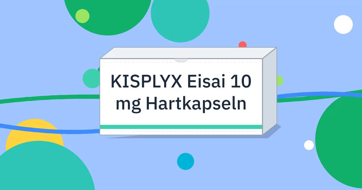 Symbolbild: Packung mit der Aufschrift KISPLYX Eisai 10 mg Hartkapseln (PZN 12448131) – Verfügbarkeit und Bezug in Apotheken in Frankfurt am Main