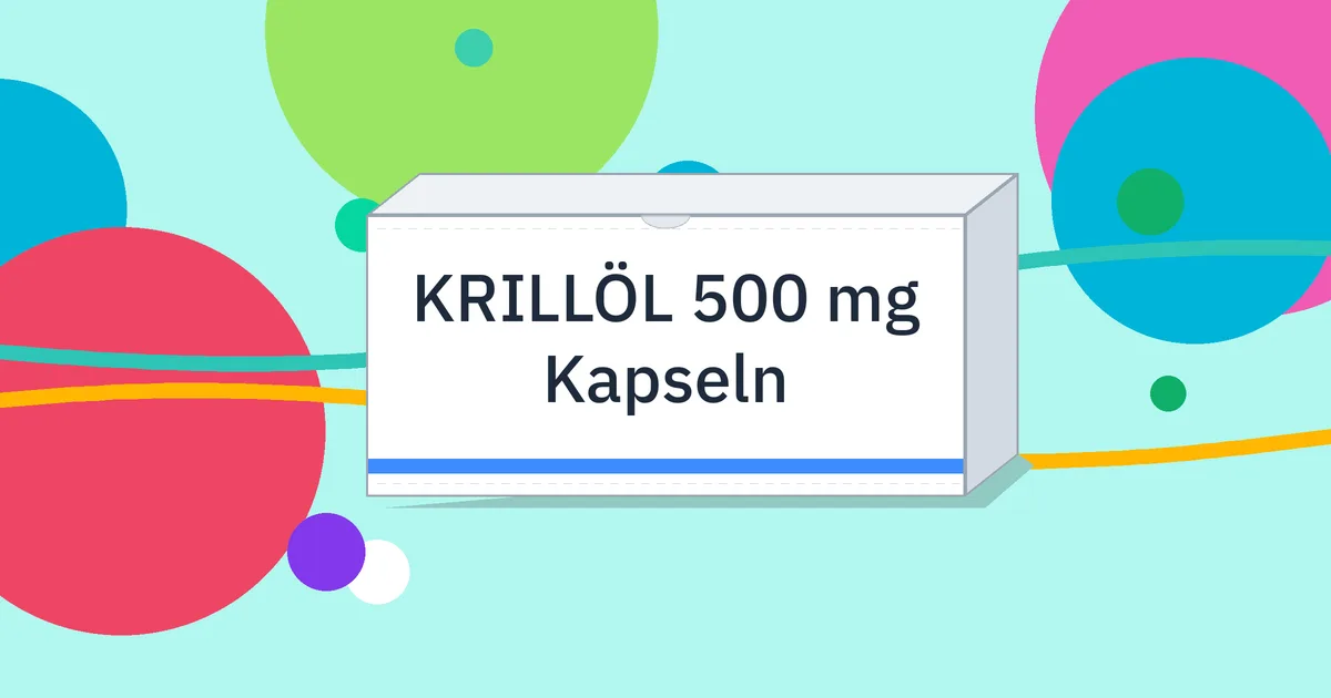 Symbolbild: Packung mit der Aufschrift KRILLÖL 500 mg Kapseln (PZN 10782222) – Verfügbarkeit und Bezug in Apotheken in Frankfurt am Main