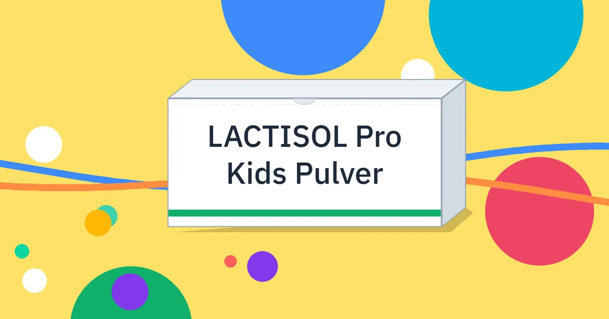 Symbolbild: Packung mit der Aufschrift LACTISOL Pro Kids Pulver (PZN 01867534) – Verfügbarkeit und Bezug in Apotheken in Frankfurt am Main