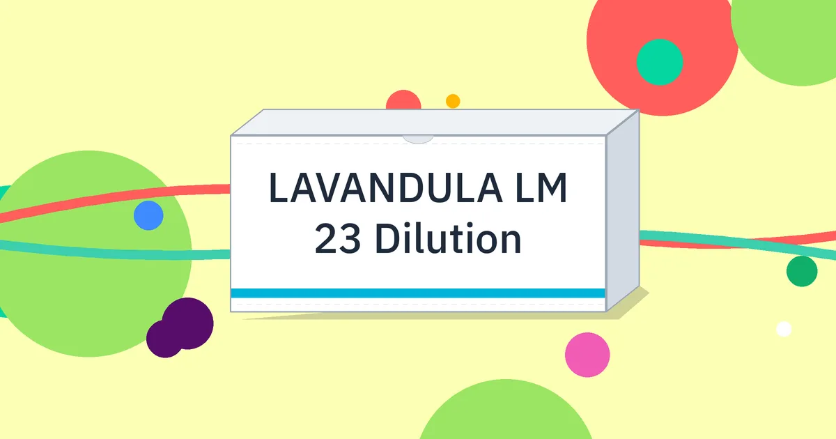 Symbolbild: Packung mit der Aufschrift LAVANDULA LM 23 Dilution (PZN 12929907) – Verfügbarkeit und Bezug in Apotheken in Frankfurt am Main