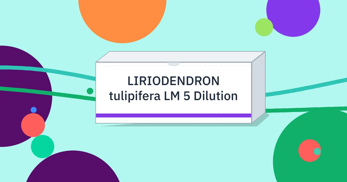 Symbolbild: Packung mit der Aufschrift LIRIODENDRON tulipifera LM 5 Dilution (PZN 13530975) – Verfügbarkeit und Bezug in Apotheken in Frankfurt am Main