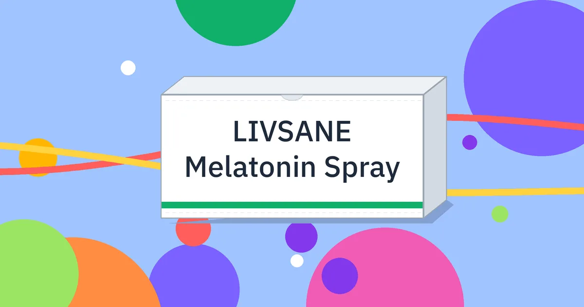 Symbolbild: Packung mit der Aufschrift LIVSANE Melatonin Spray (PZN 18604543) – Verfügbarkeit und Bezug in Apotheken in Frankfurt am Main