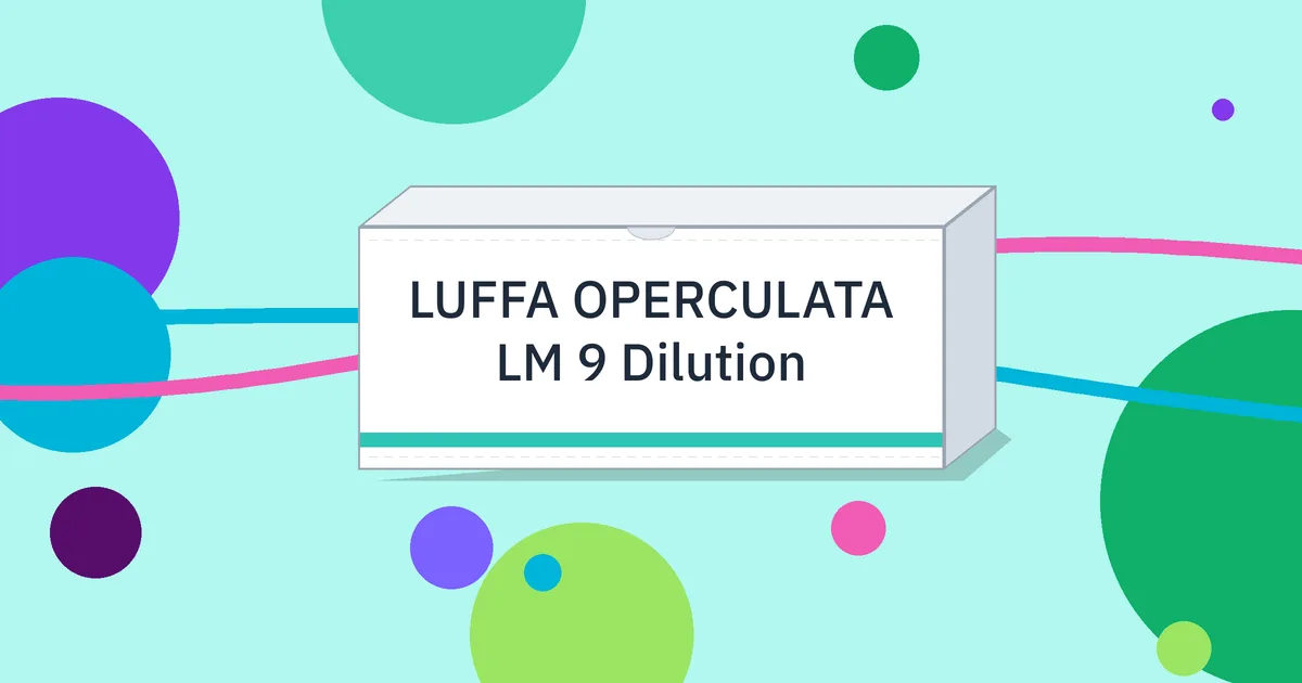 Symbolbild: Packung mit der Aufschrift LUFFA OPERCULATA LM 9 Dilution (PZN 10919141) – Verfügbarkeit und Bezug in Apotheken in Frankfurt am Main