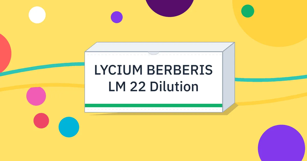 Symbolbild: Packung mit der Aufschrift LYCIUM BERBERIS LM 22 Dilution (PZN 13537233) – Verfügbarkeit und Bezug in Apotheken in Frankfurt am Main