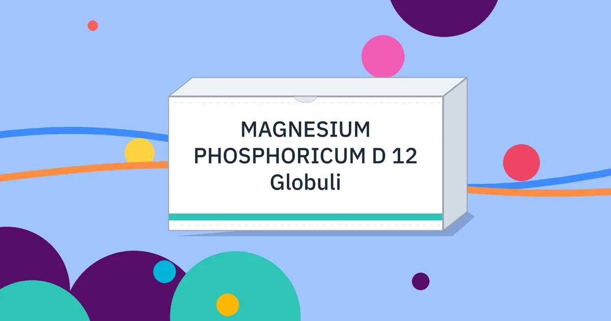 Symbolbild: Packung mit der Aufschrift MAGNESIUM PHOSPHORICUM D 12 Globuli (PZN 02889992) – Verfügbarkeit und Bezug in Apotheken in Frankfurt am Main