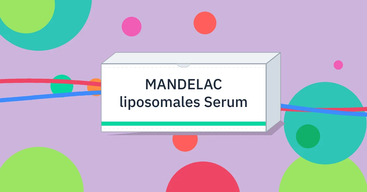 Symbolbild: Packung mit der Aufschrift MANDELAC liposomales Serum (PZN 18022309) – Verfügbarkeit und Bezug in Apotheken in Frankfurt am Main