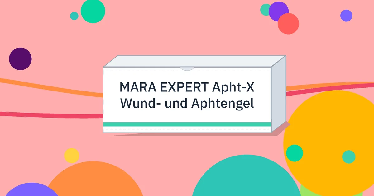 Symbolbild: Packung mit der Aufschrift MARA EXPERT Apht-X Wund- und Aphtengel (PZN 16778256) – Verfügbarkeit und Bezug in Apotheken in Frankfurt am Main