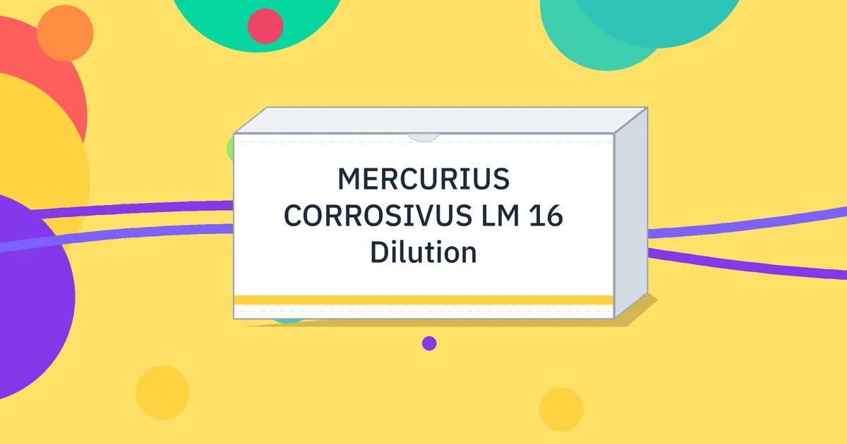 Symbolbild: Packung mit der Aufschrift MERCURIUS CORROSIVUS LM 16 Dilution (PZN 12949985) – Verfügbarkeit und Bezug in Apotheken in Frankfurt am Main