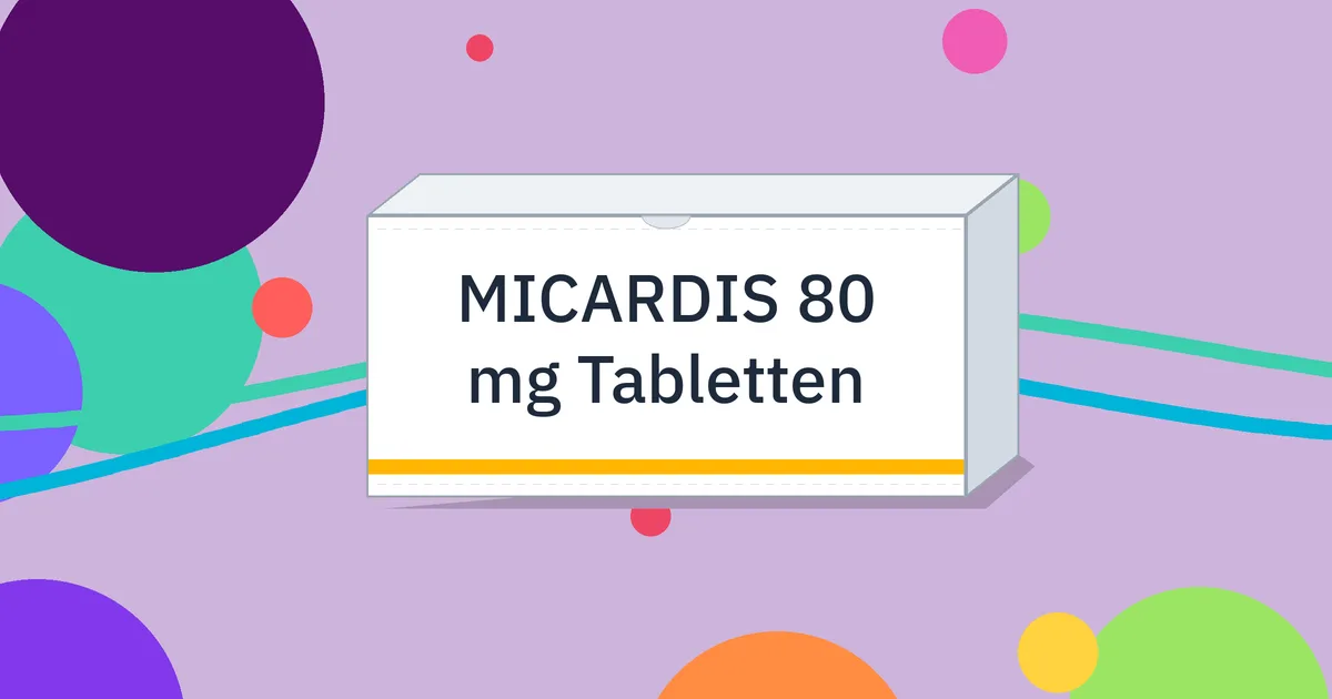 Symbolbild: Packung mit der Aufschrift MICARDIS 80 mg Tabletten (PZN 15735724) – Verfügbarkeit und Bezug in Apotheken in Frankfurt am Main
