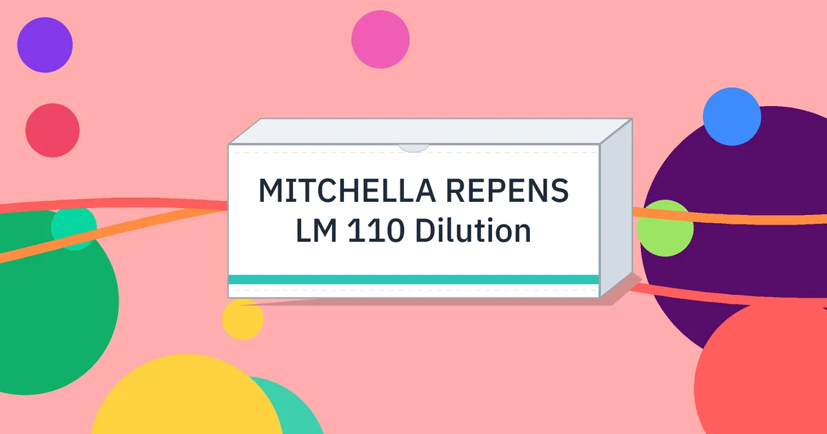 Symbolbild: Packung mit der Aufschrift MITCHELLA REPENS LM 110 Dilution (PZN 13609636) – Verfügbarkeit und Bezug in Apotheken in Frankfurt am Main