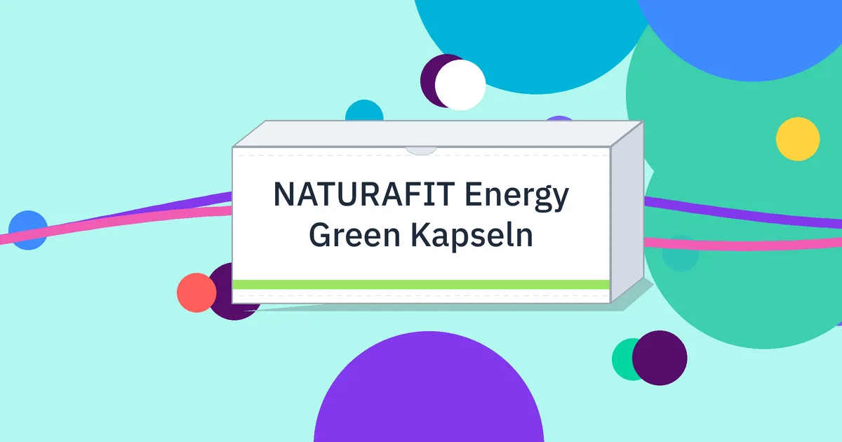Symbolbild: Packung mit der Aufschrift NATURAFIT Energy Green Kapseln (PZN 14381951) – Verfügbarkeit und Bezug in Apotheken in Frankfurt am Main