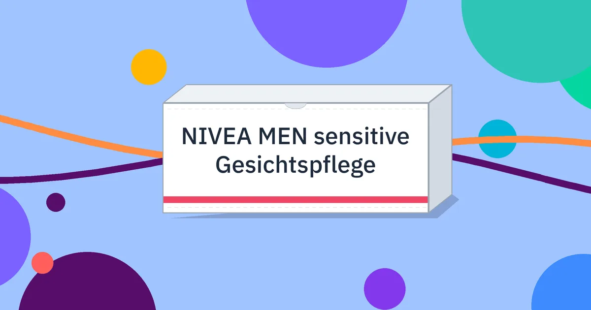 Symbolbild: Packung mit der Aufschrift NIVEA MEN sensitive Gesichtspflege (PZN 11326302) – Verfügbarkeit und Bezug in Apotheken in Frankfurt am Main