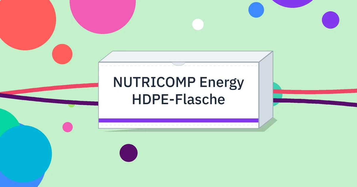 Symbolbild: Packung mit der Aufschrift NUTRICOMP Energy HDPE-Flasche (PZN 11134040) – Verfügbarkeit und Bezug in Apotheken in Frankfurt am Main
