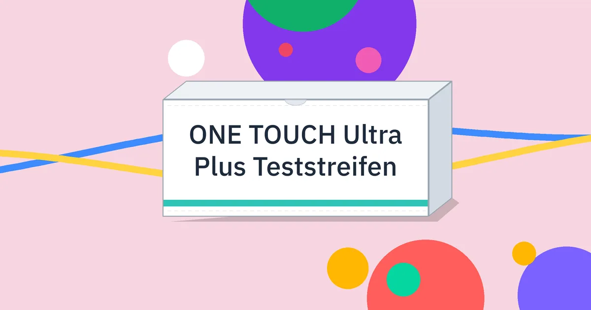 Symbolbild: Packung mit der Aufschrift ONE TOUCH Ultra Plus Teststreifen (PZN 18243370) – Verfügbarkeit und Bezug in Apotheken in Frankfurt am Main