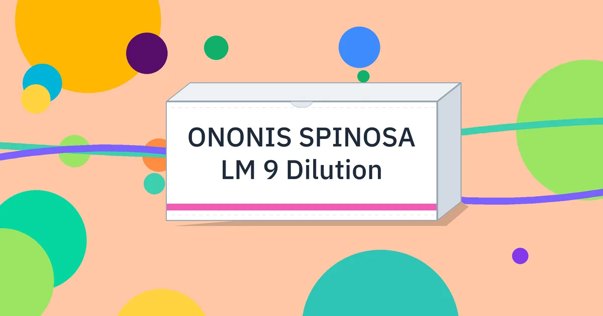 Symbolbild: Packung mit der Aufschrift ONONIS SPINOSA LM 9 Dilution (PZN 13625635) – Verfügbarkeit und Bezug in Apotheken in Frankfurt am Main
