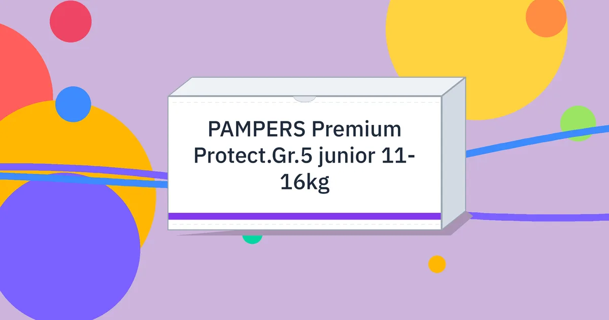 Symbolbild: Packung mit der Aufschrift PAMPERS Premium Protect.Gr.5 junior 11-16kg (PZN 16737010) – Verfügbarkeit und Bezug in Apotheken in Frankfurt am Main