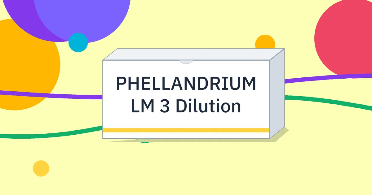 Symbolbild: Packung mit der Aufschrift PHELLANDRIUM LM 3 Dilution (PZN 13637302) – Verfügbarkeit und Bezug in Apotheken in Frankfurt am Main