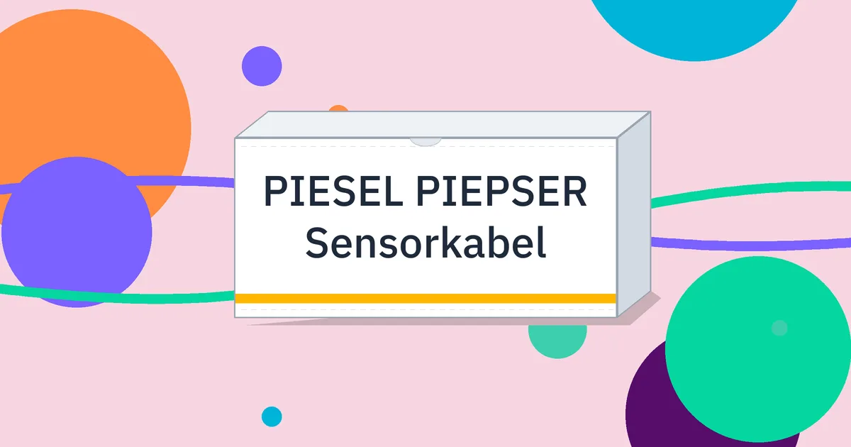 Symbolbild: Packung mit der Aufschrift PIESEL PIEPSER Sensorkabel (PZN 07229734) – Verfügbarkeit und Bezug in Apotheken in Frankfurt am Main