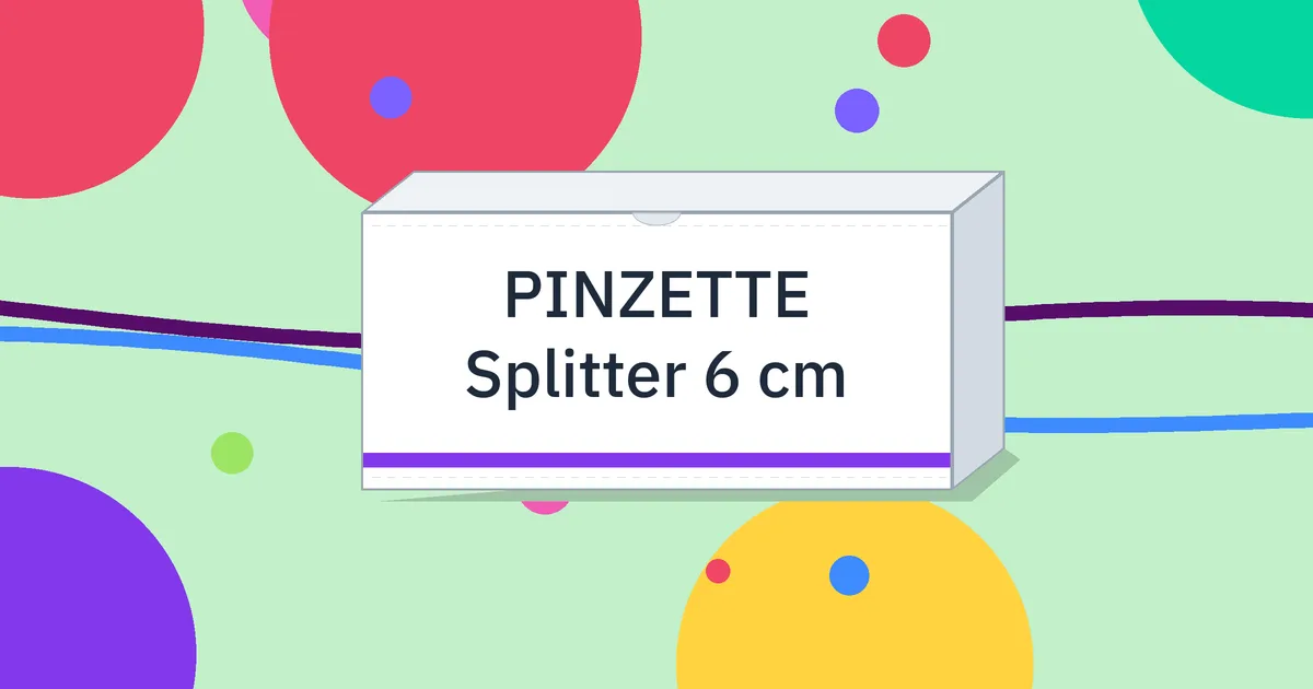 Symbolbild: Packung mit der Aufschrift PINZETTE Splitter 6 cm (PZN 01735206) – Verfügbarkeit und Bezug in Apotheken in Frankfurt am Main