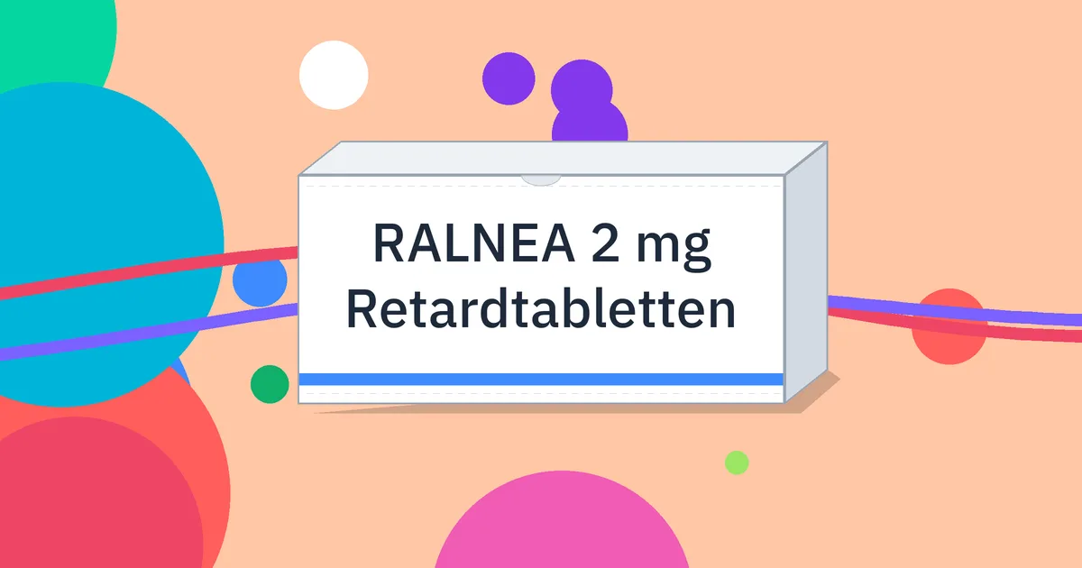 Symbolbild: Packung mit der Aufschrift RALNEA 2 mg Retardtabletten (PZN 20274596) – Verfügbarkeit und Bezug in Apotheken in Frankfurt am Main