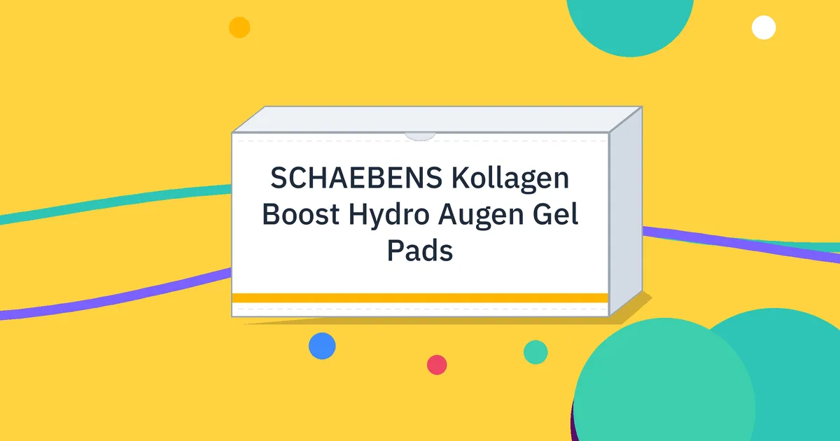 Symbolbild: Packung mit der Aufschrift SCHAEBENS Kollagen Boost Hydro Augen Gel Pads (PZN 19972533) – Verfügbarkeit und Bezug in Apotheken in Frankfurt am Main