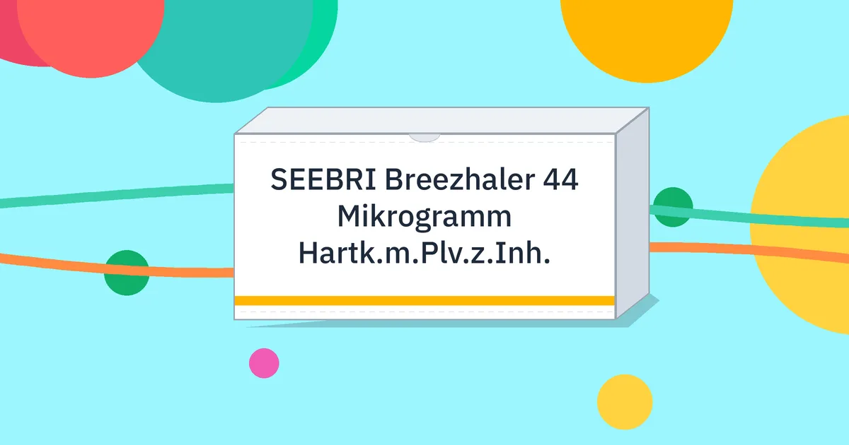 Symbolbild: Packung mit der Aufschrift SEEBRI Breezhaler 44 Mikrogramm Hartk.m.Plv.z.Inh. (PZN 10167327) – Verfügbarkeit und Bezug in Apotheken in Frankfurt am Main