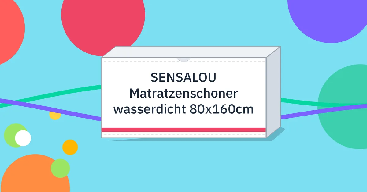 Symbolbild: Packung mit der Aufschrift SENSALOU Matratzenschoner wasserdicht 80x160cm (PZN 19227657) – Verfügbarkeit und Bezug in Apotheken in Frankfurt am Main