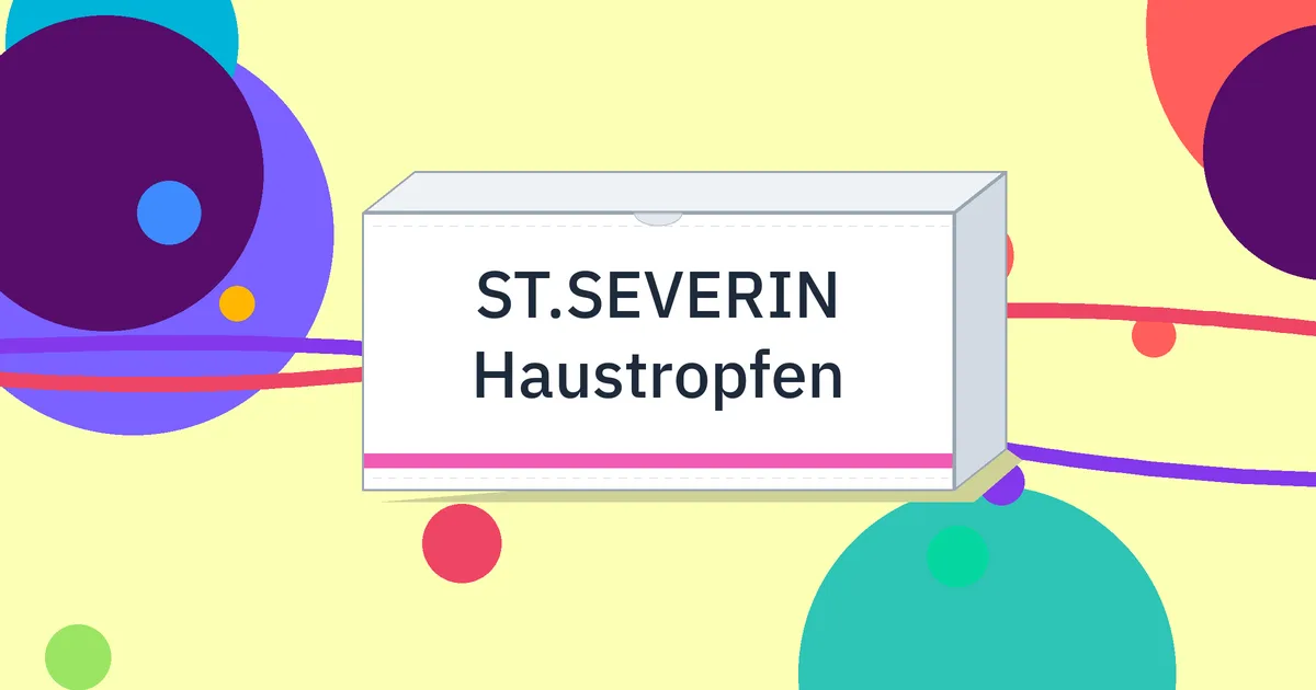 Symbolbild: Packung mit der Aufschrift ST.SEVERIN Haustropfen (PZN 10258030) – Verfügbarkeit und Bezug in Apotheken in Frankfurt am Main