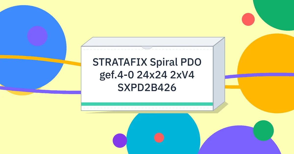 Symbolbild: Packung mit der Aufschrift STRATAFIX Spiral PDO gef.4-0 24x24 2xV4 SXPD2B426 (PZN 20924516) – Verfügbarkeit und Bezug in Apotheken in Frankfurt am Main