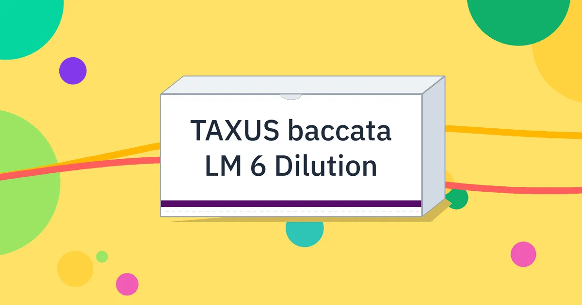 Symbolbild: Packung mit der Aufschrift TAXUS baccata LM 6 Dilution (PZN 13215127) – Verfügbarkeit und Bezug in Apotheken in Frankfurt am Main