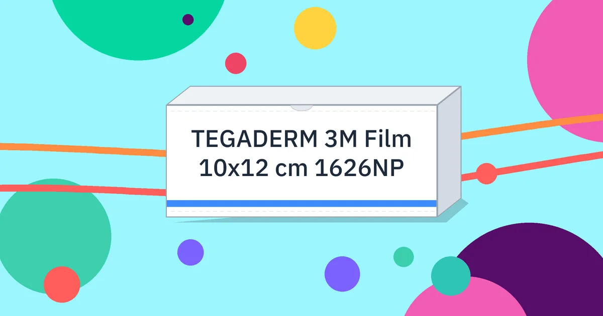 Symbolbild: Packung mit der Aufschrift TEGADERM 3M Film 10x12 cm 1626NP (PZN 17435305) – Verfügbarkeit und Bezug in Apotheken in Frankfurt am Main
