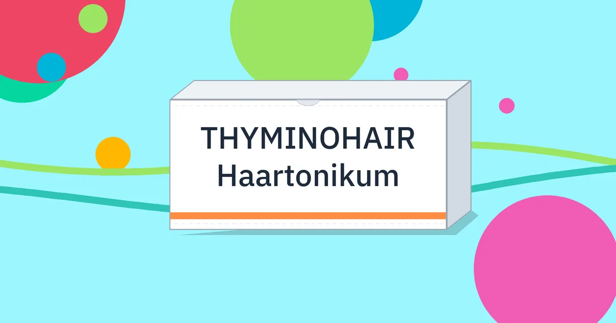 Symbolbild: Packung mit der Aufschrift THYMINOHAIR Haartonikum (PZN 20044933) – Verfügbarkeit und Bezug in Apotheken in Frankfurt am Main