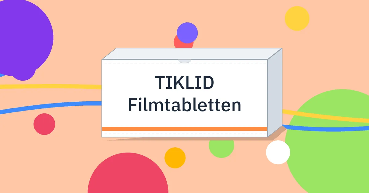 Symbolbild: Packung mit der Aufschrift TIKLID Filmtabletten (PZN 13856671) – Verfügbarkeit und Bezug in Apotheken in Frankfurt am Main