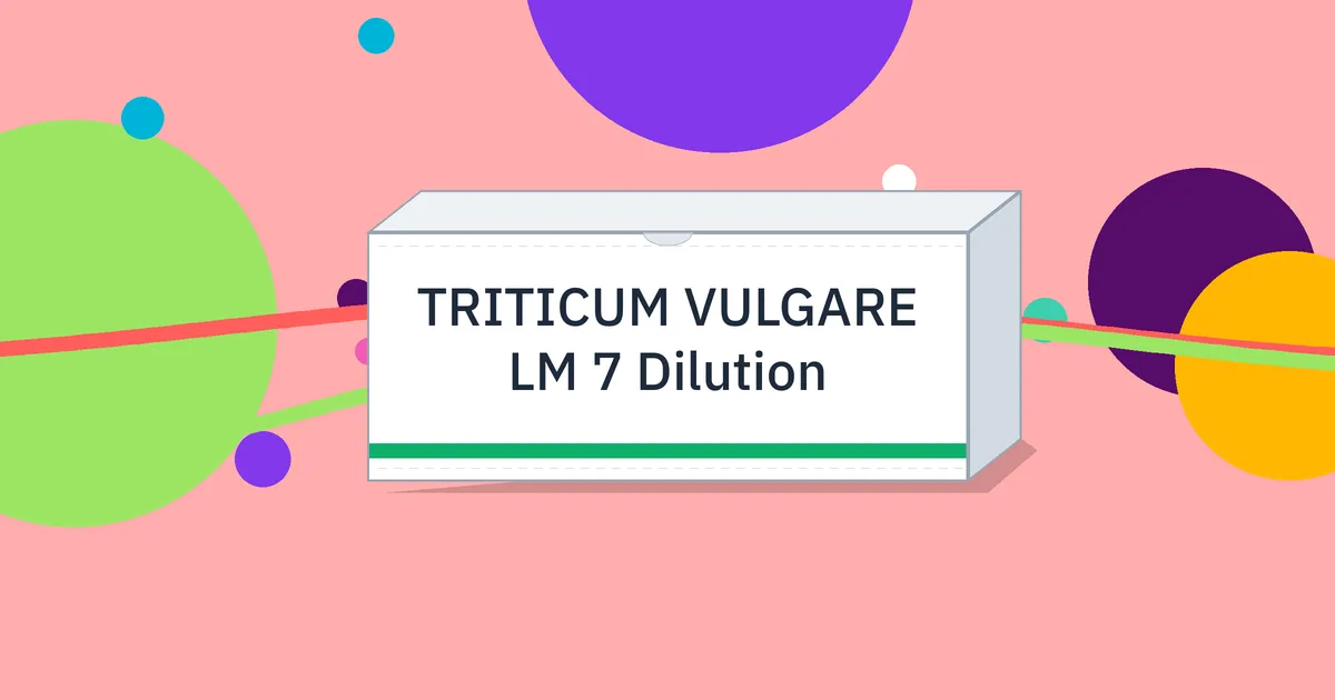 Symbolbild: Packung mit der Aufschrift TRITICUM VULGARE LM 7 Dilution (PZN 13252022) – Verfügbarkeit und Bezug in Apotheken in Frankfurt am Main