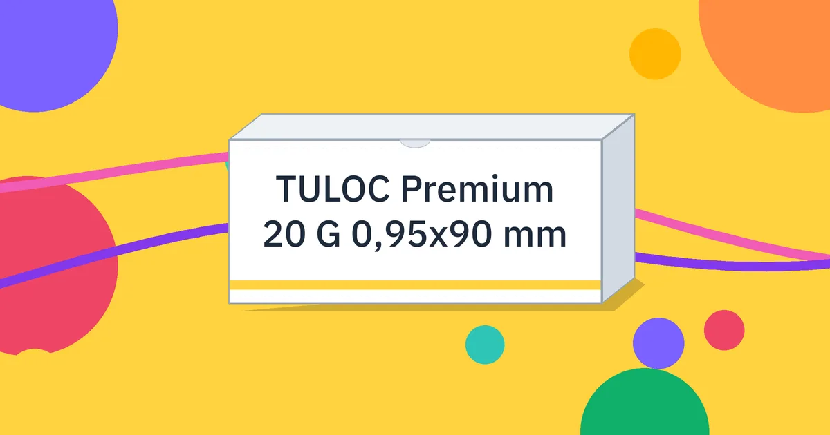 Symbolbild: Packung mit der Aufschrift TULOC Premium 20 G 0,95x90 mm (PZN 20085866) – Verfügbarkeit und Bezug in Apotheken in Frankfurt am Main