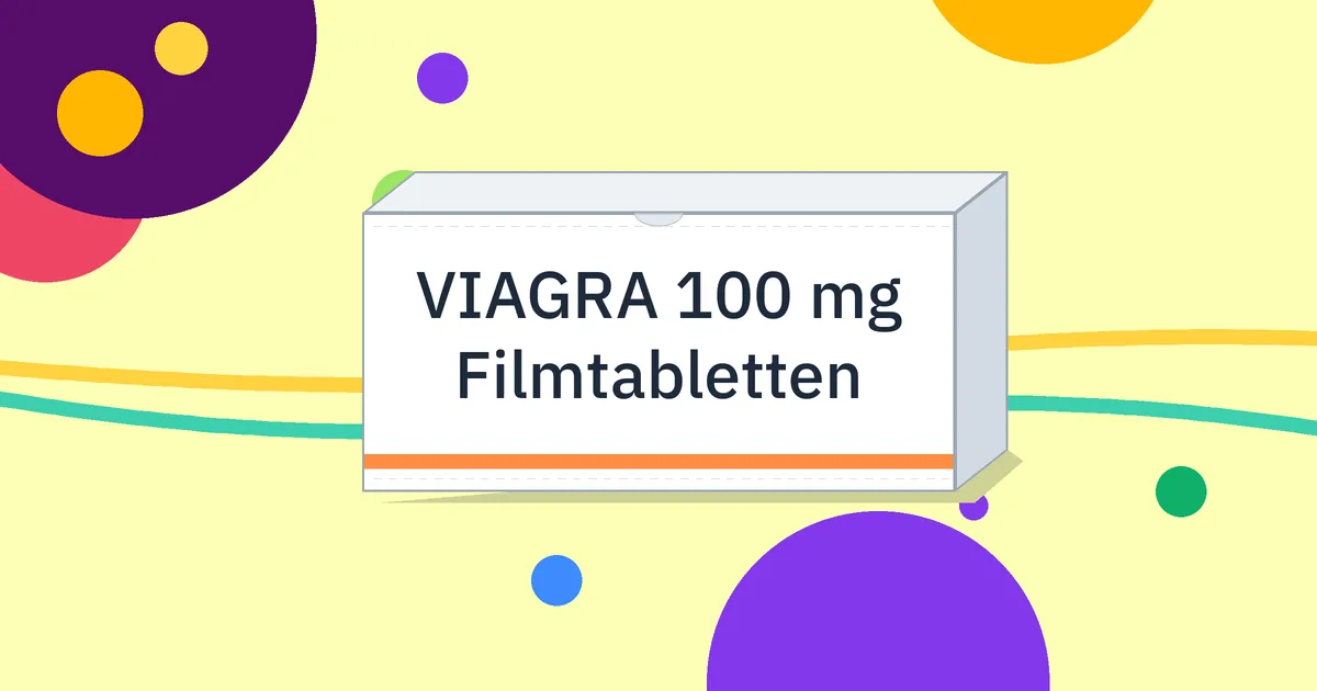 Symbolbild: Packung mit der Aufschrift VIAGRA 100 mg Filmtabletten (PZN 01541471) – Verfügbarkeit und Bezug in Apotheken in Frankfurt am Main