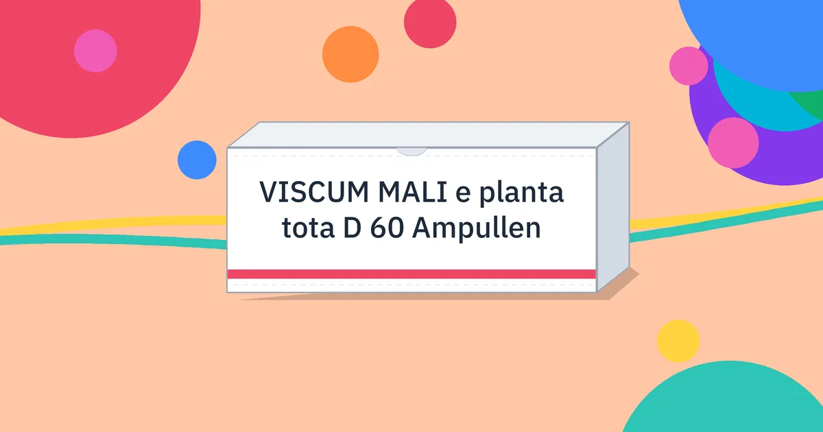 Symbolbild: Packung mit der Aufschrift VISCUM MALI e planta tota D 60 Ampullen (PZN 00085640) – Verfügbarkeit und Bezug in Apotheken in Frankfurt am Main