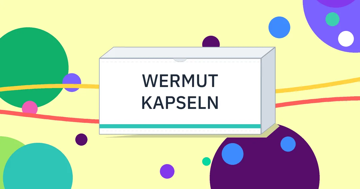 Symbolbild: Packung mit der Aufschrift WERMUT KAPSELN (PZN 07285394) – Verfügbarkeit und Bezug in Apotheken in Frankfurt am Main